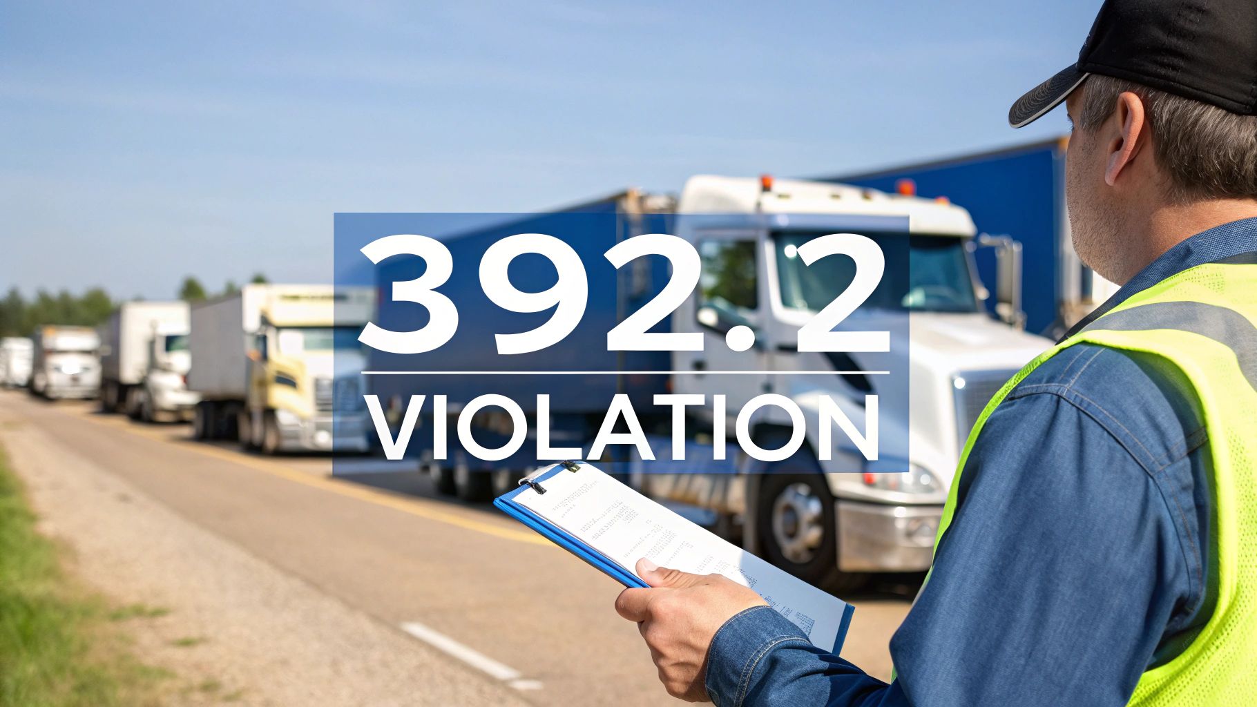 FMCSA 392.2 Violation Explained