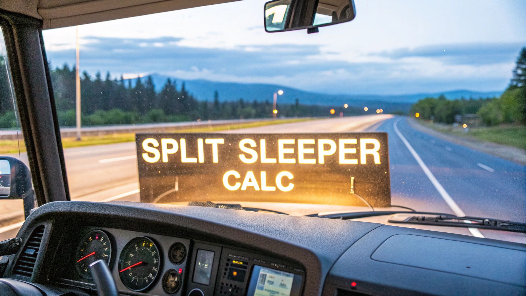 Your Guide to the Split Sleeper Berth Calculator